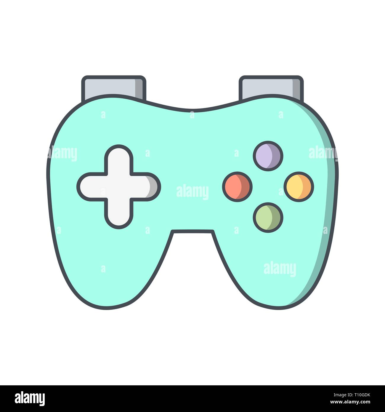 Illustration Video Game Icon Stock Photo - Alamy