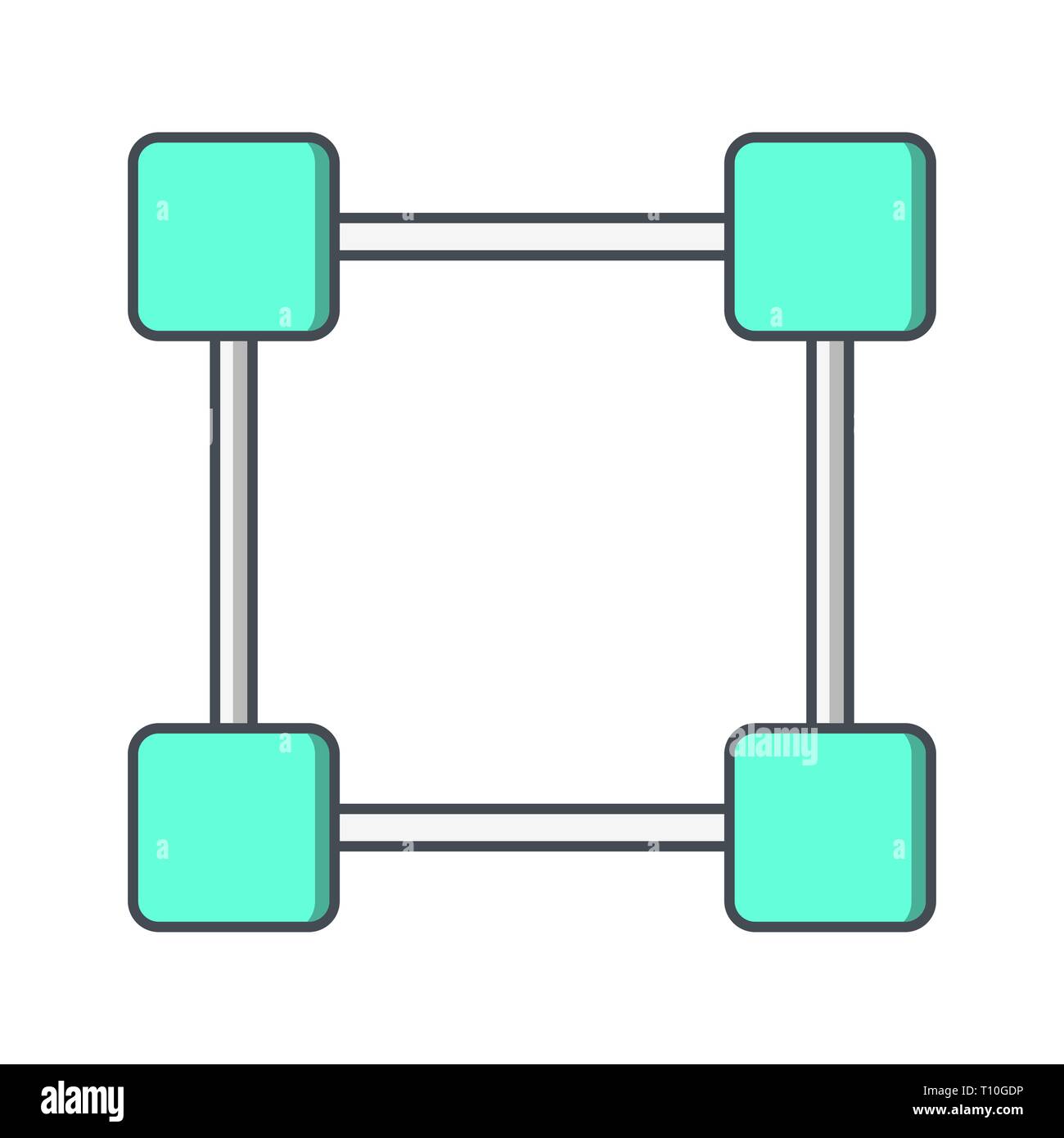 Dragging icon Cut Out Stock Images & Pictures - Alamy