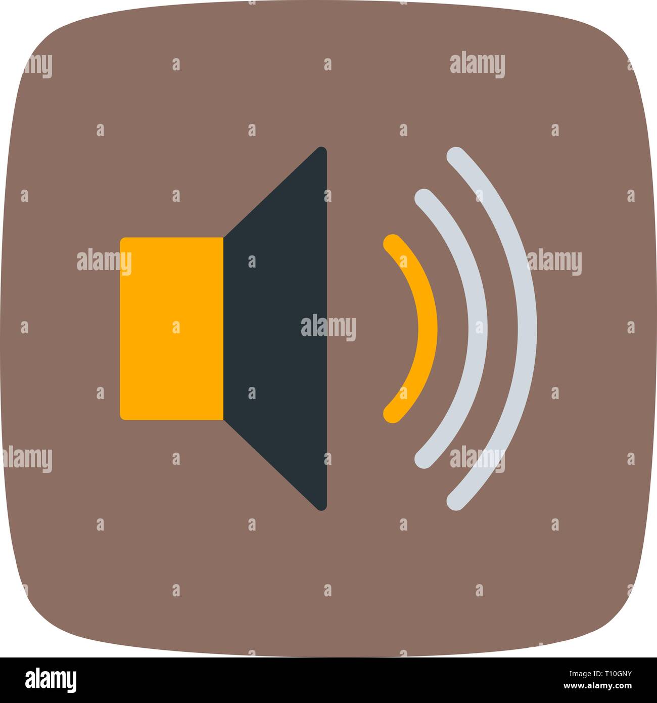 Illustration Low Volume Icon Stock Photo - Alamy