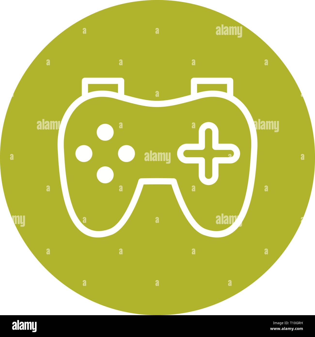 Illustration Video Game Icon Stock Photo - Alamy