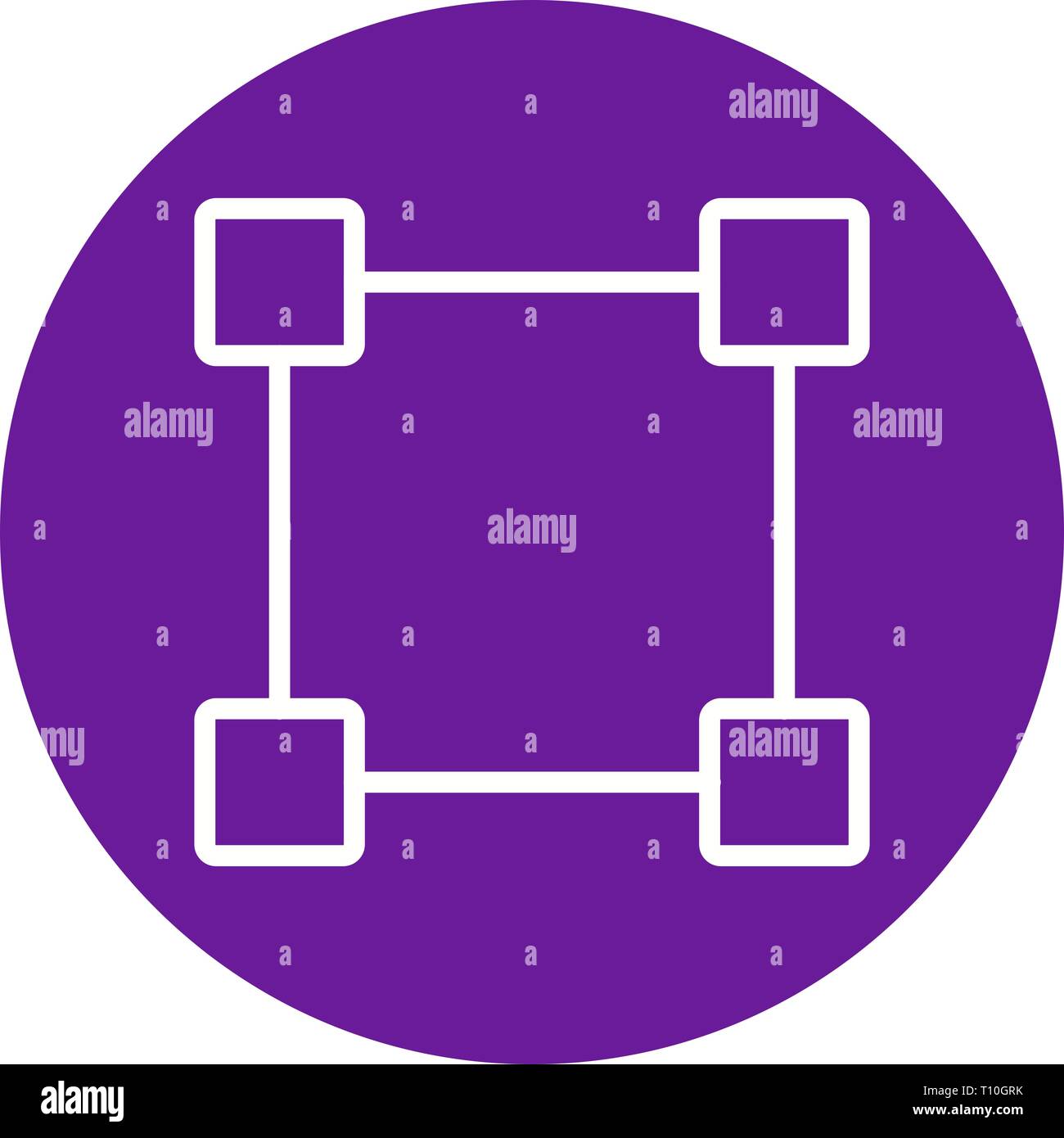 Illustration Dragging Icon Stock Photo - Alamy