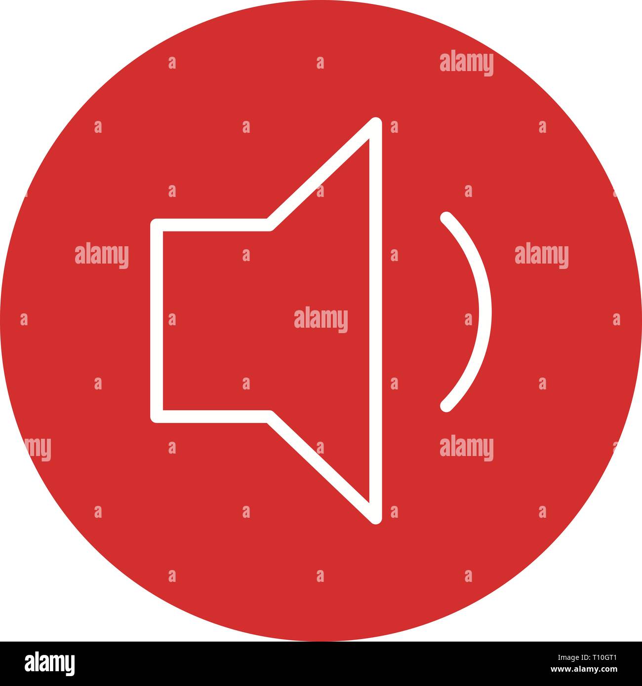 Illustration Low Volume Icon Stock Photo - Alamy