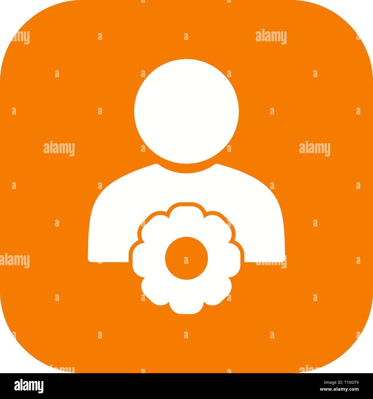 Illustration User Management Icon Stock Photo - Alamy