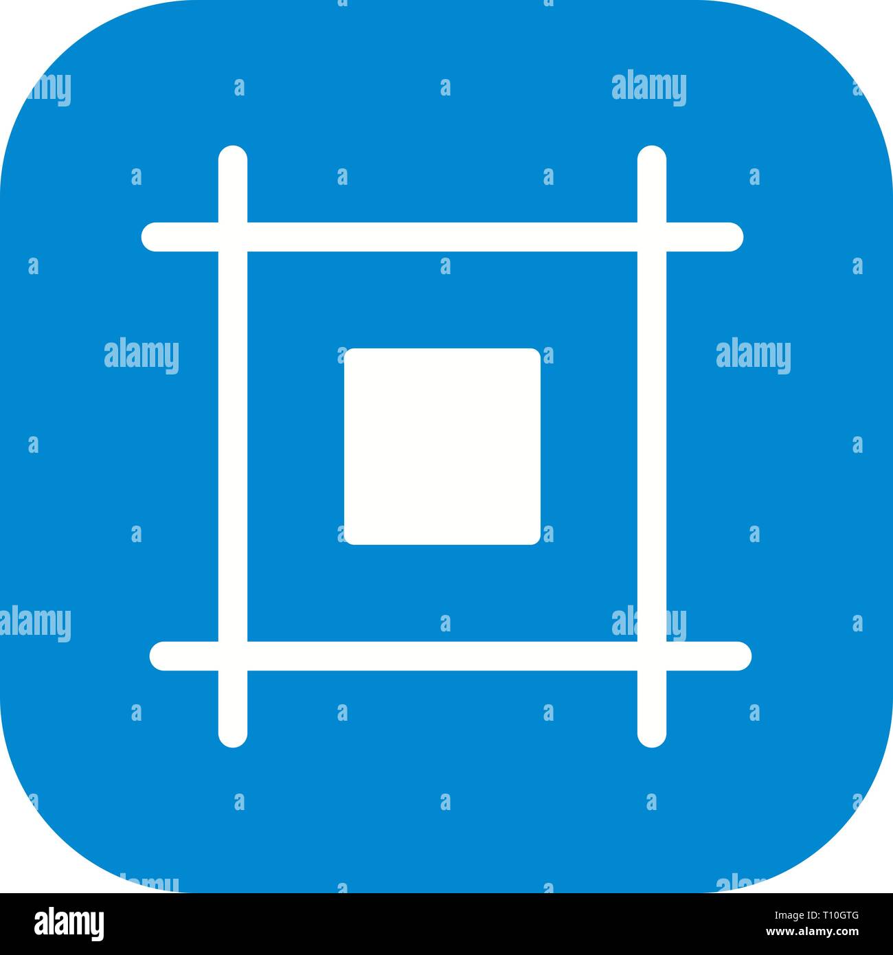 Illustration Layout Icon Stock Photo - Alamy