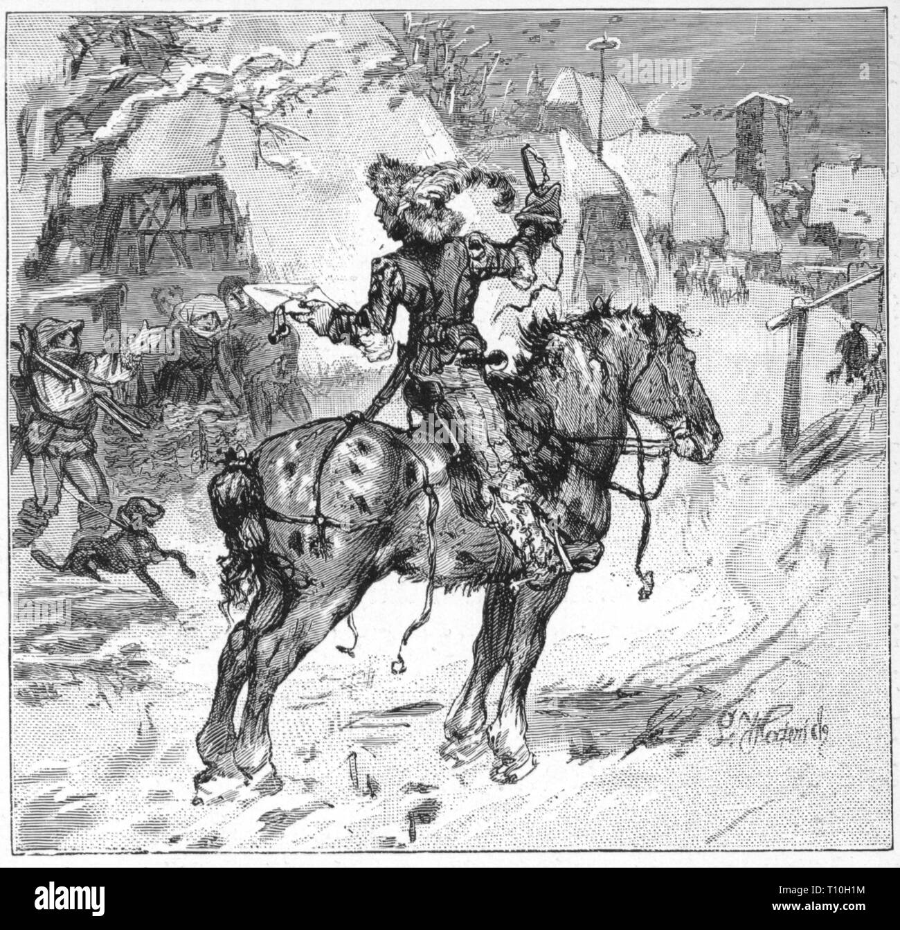 Mailman 19th century hi-res stock photography and images - Alamy