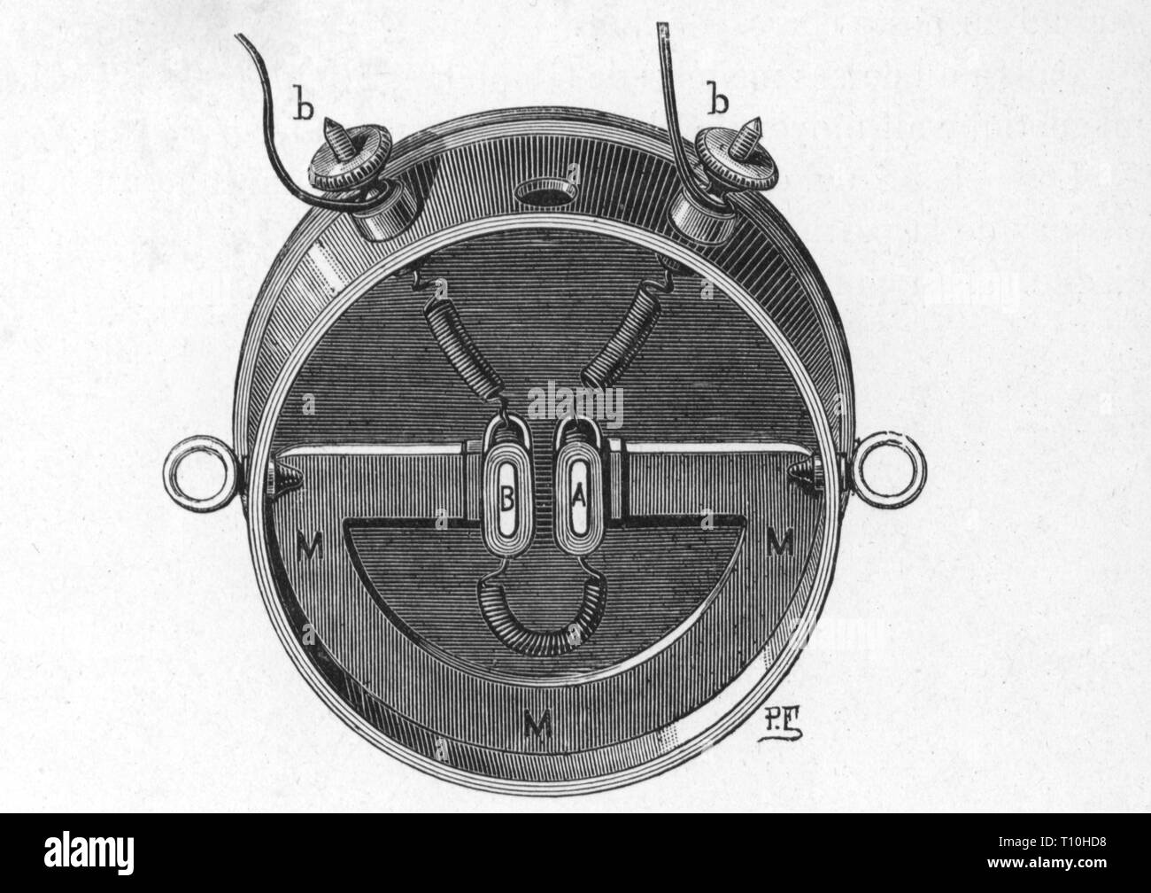 mail, telephone, telephone of Gower, circa 1880, Artist's Copyright has ...