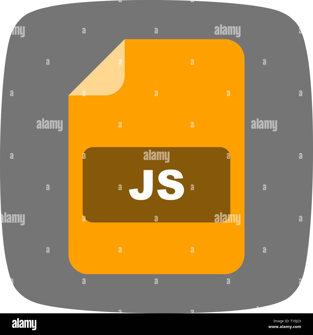 Illustration JS Icon Stock Photo - Alamy