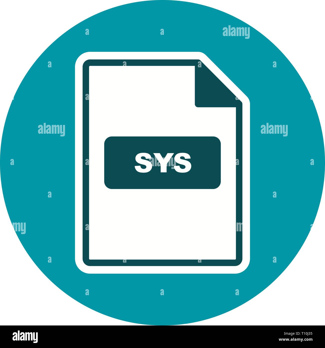 Illustration SYS Icon Stock Photo - Alamy