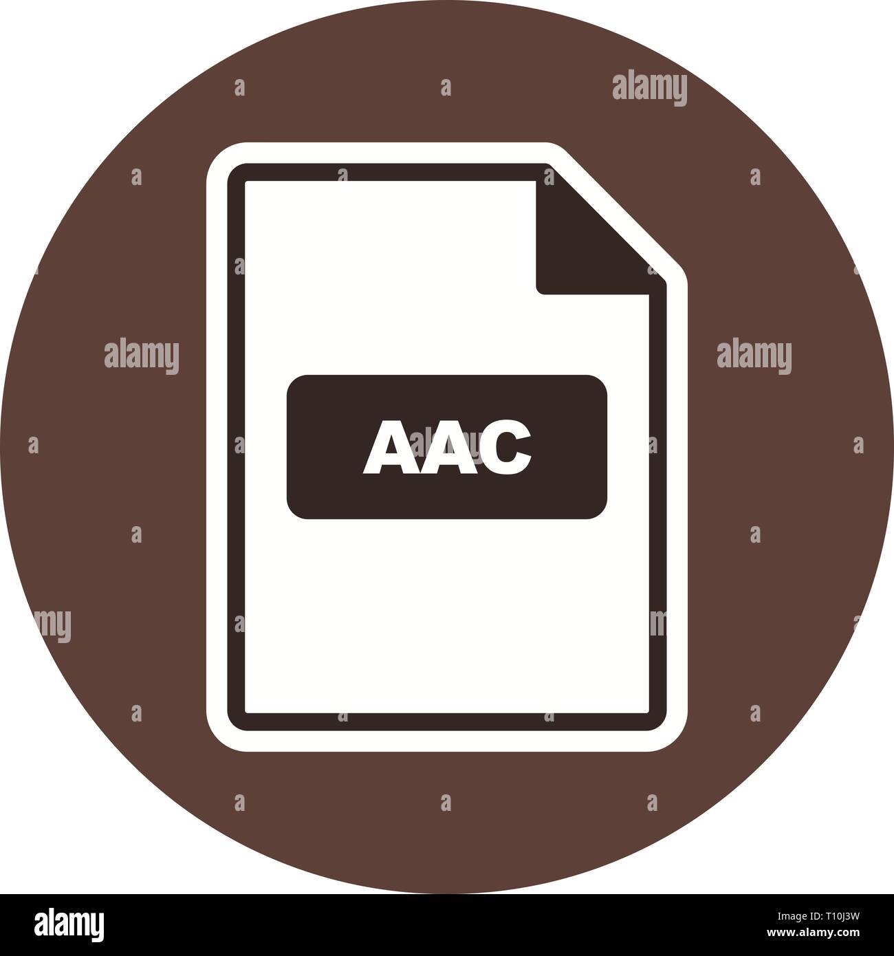 Illustration AAC Icon Stock Photo - Alamy