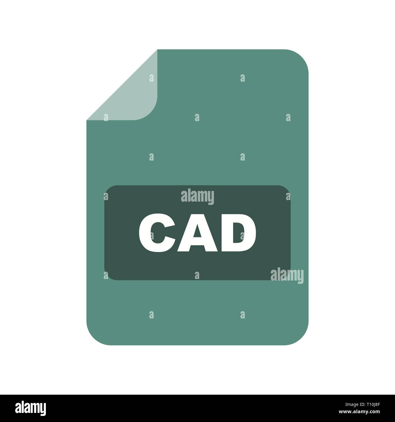 Illustration CAD Icon Stock Photo - Alamy