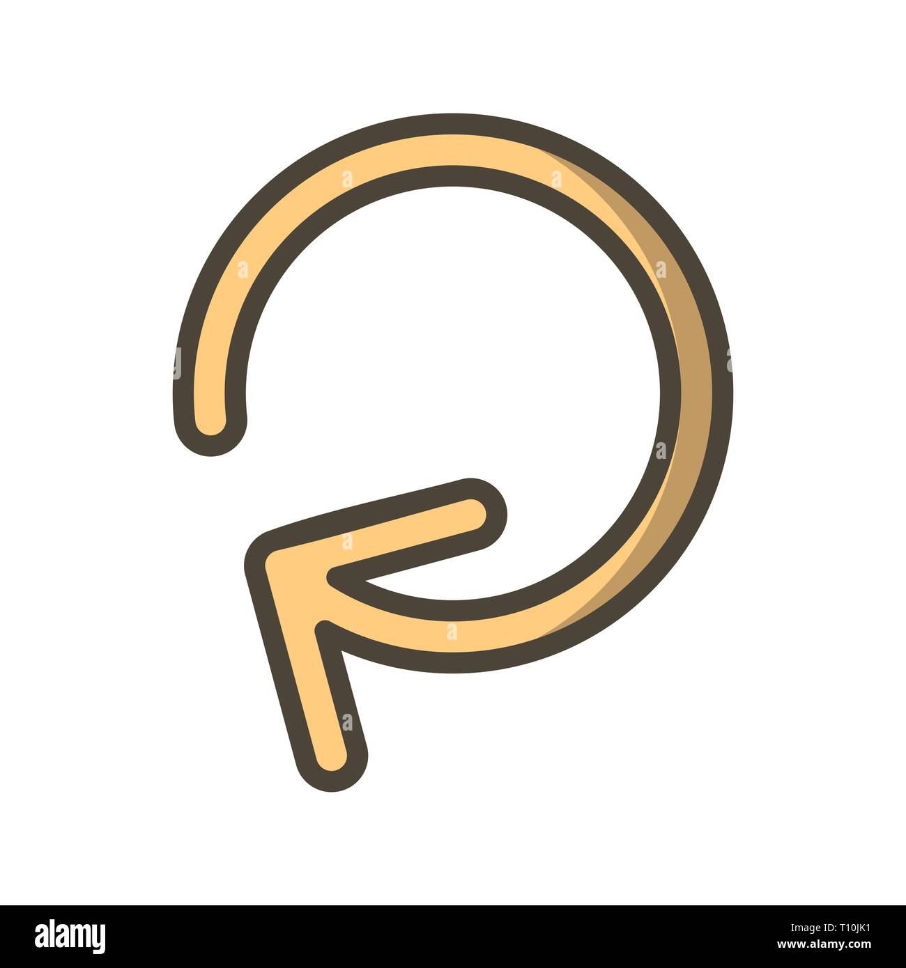 Illustration Reload Icon Stock Photo - Alamy