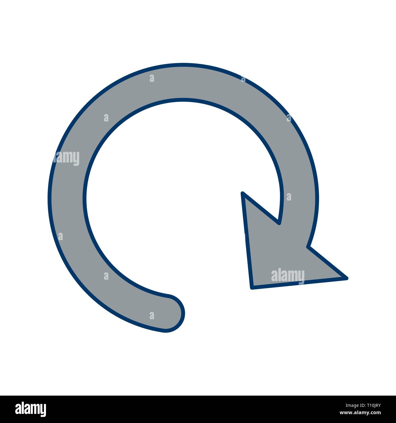 Illustration Reload Icon Stock Photo - Alamy