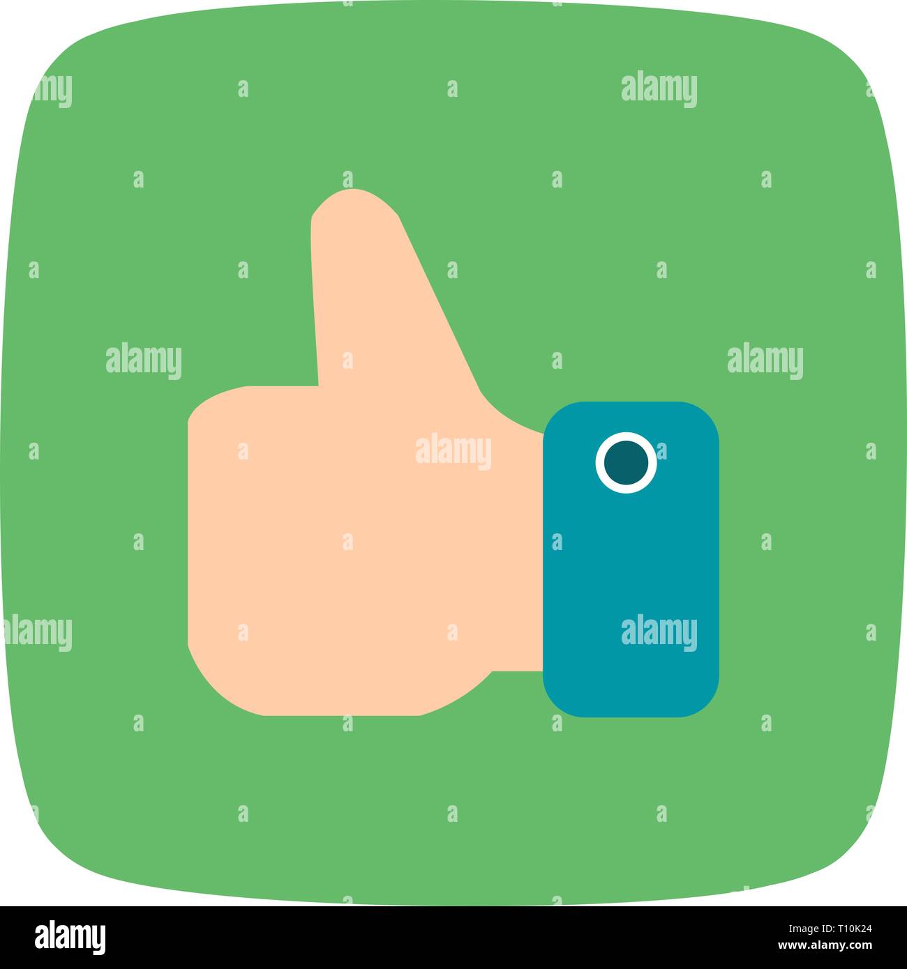 Illustration Like Icon Stock Photo - Alamy