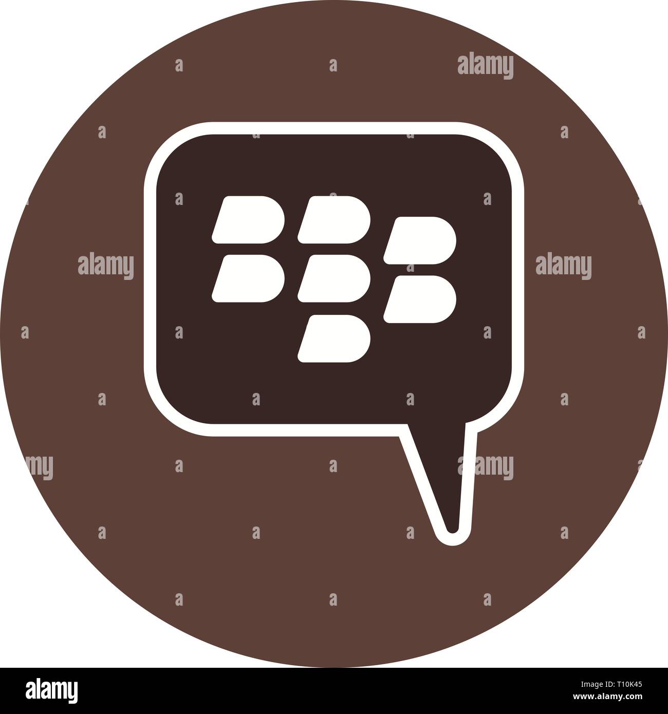 Illustration blackberry Icon Stock Photo - Alamy