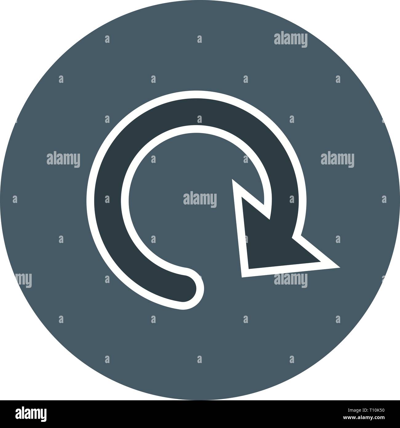 Illustration Reload Icon Stock Photo - Alamy