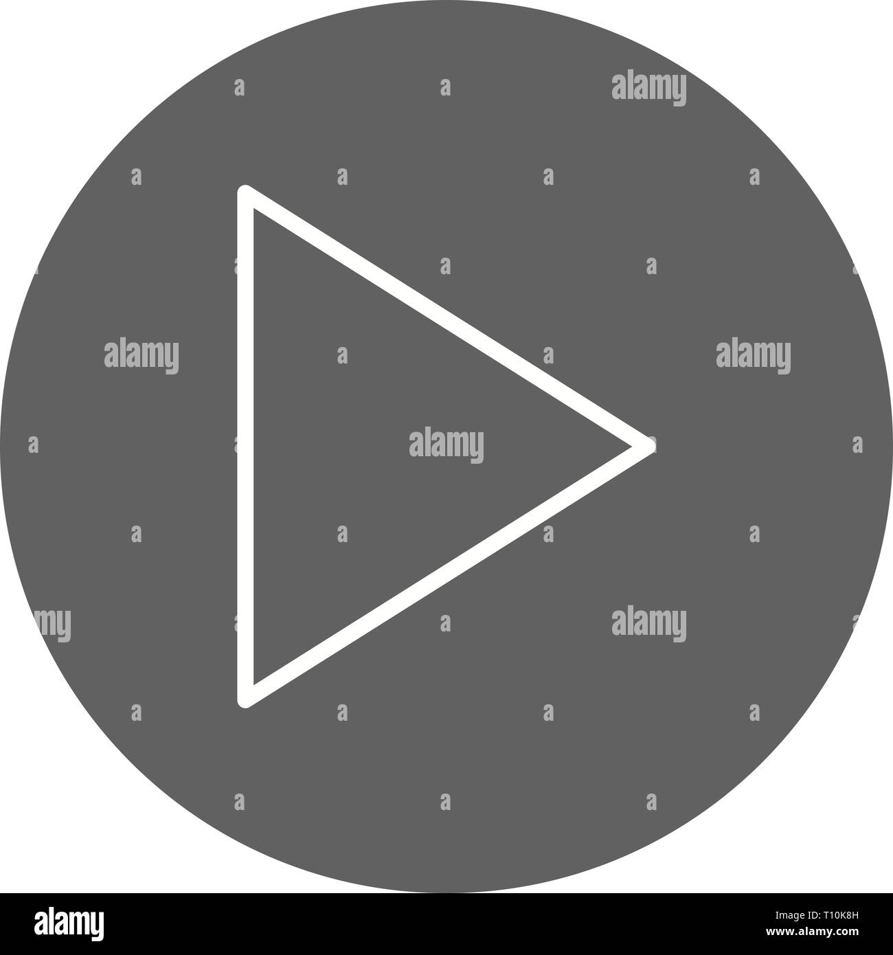 Illustration Play Icon Stock Photo - Alamy