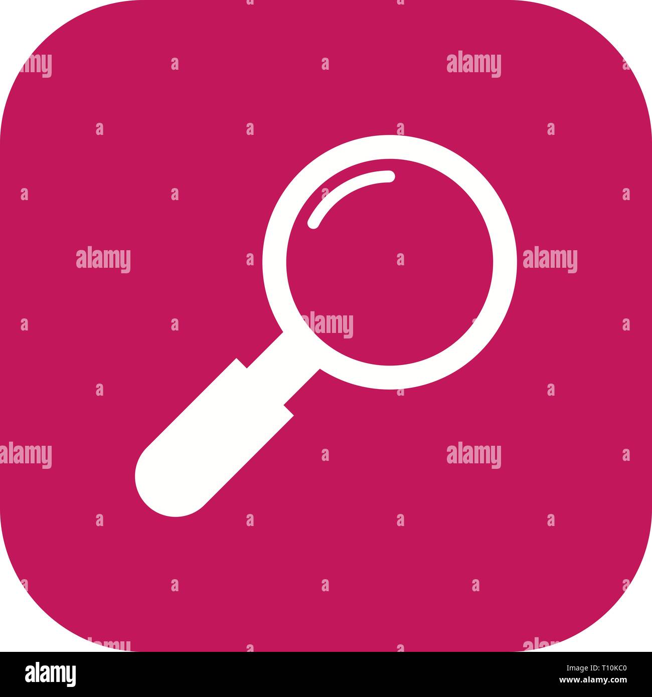 Illustration Search Icon Stock Photo - Alamy