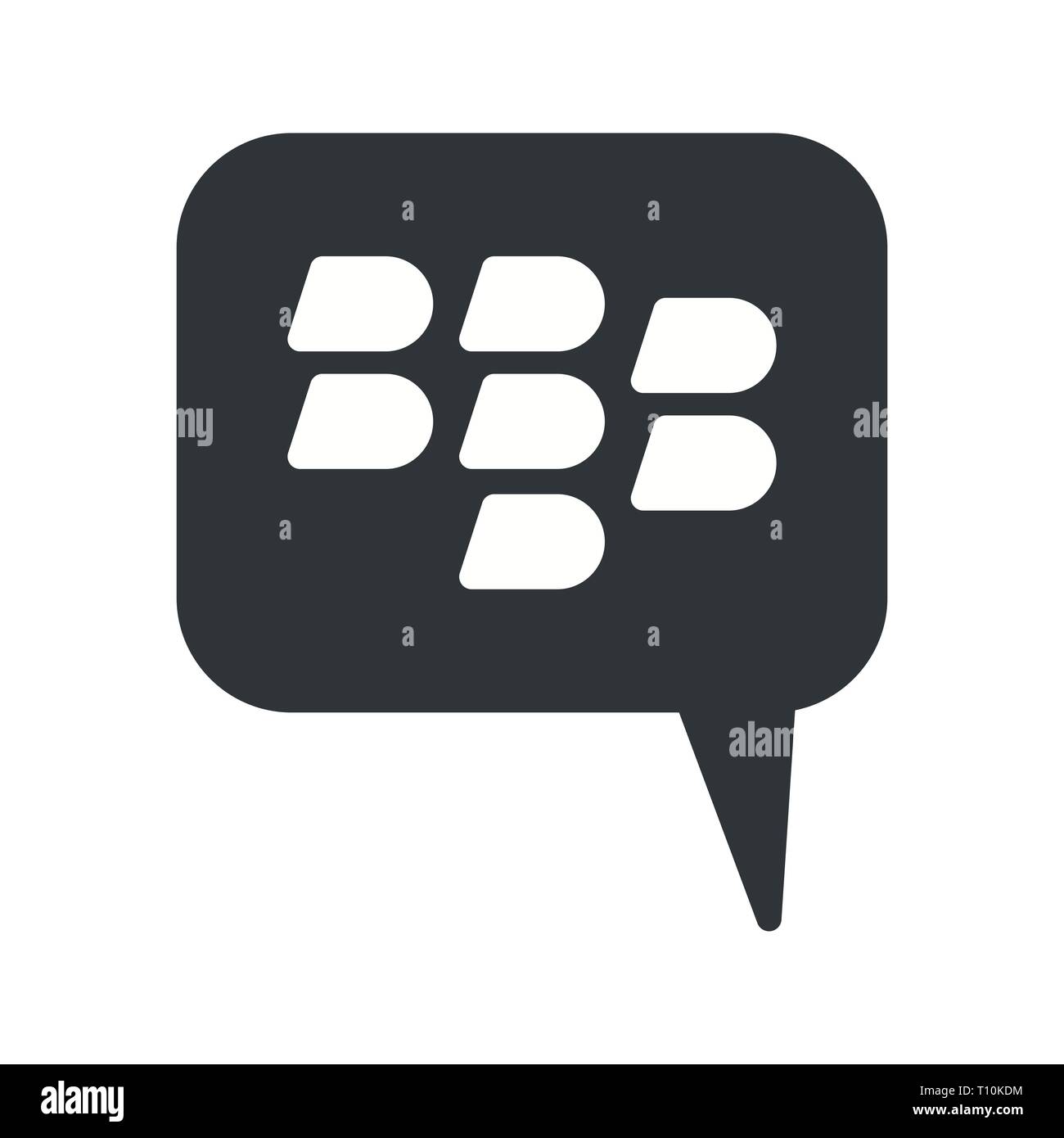 Illustration blackberry Icon Stock Photo - Alamy