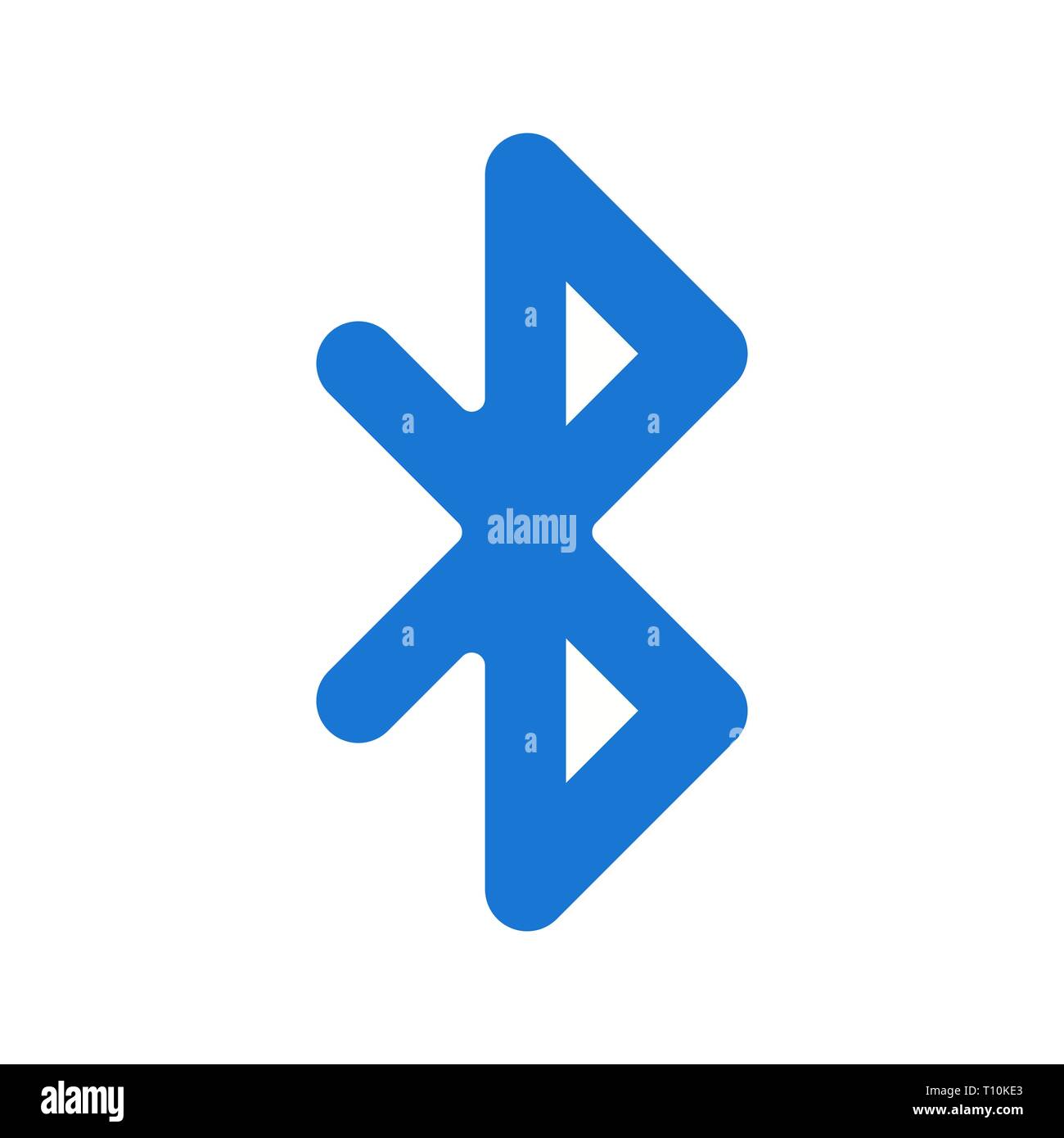 Illustration Bluetooth Icon Stock Photo - Alamy