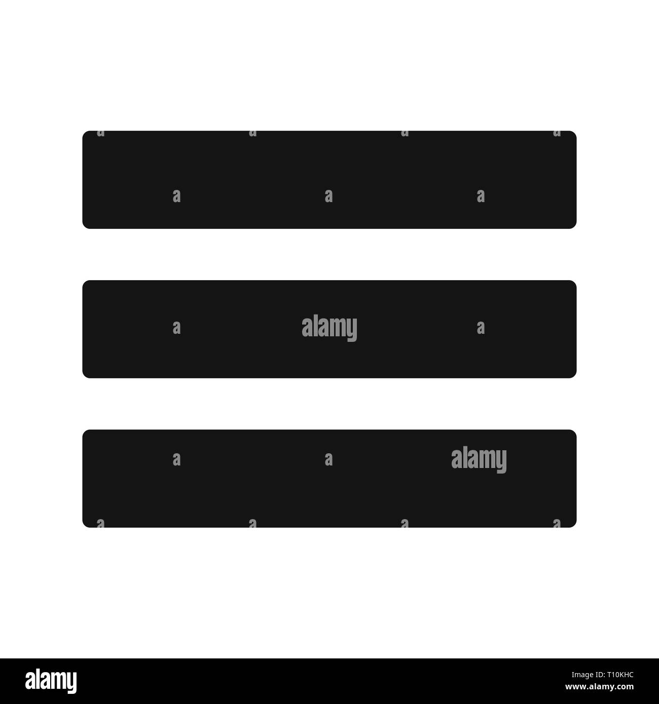 Illustration Menu Icon Stock Photo - Alamy