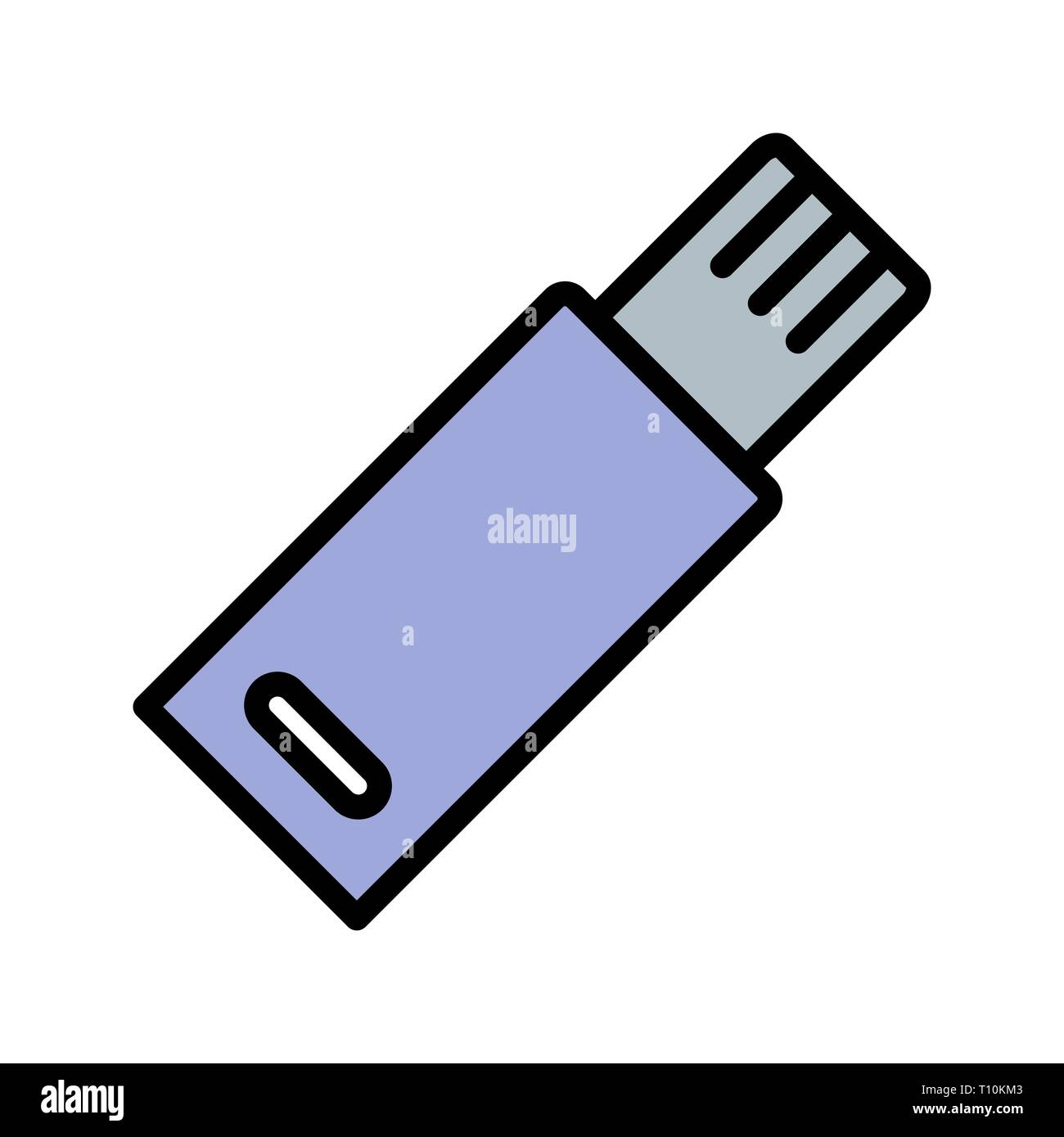Illustration Usb Icon Stock Photo - Alamy