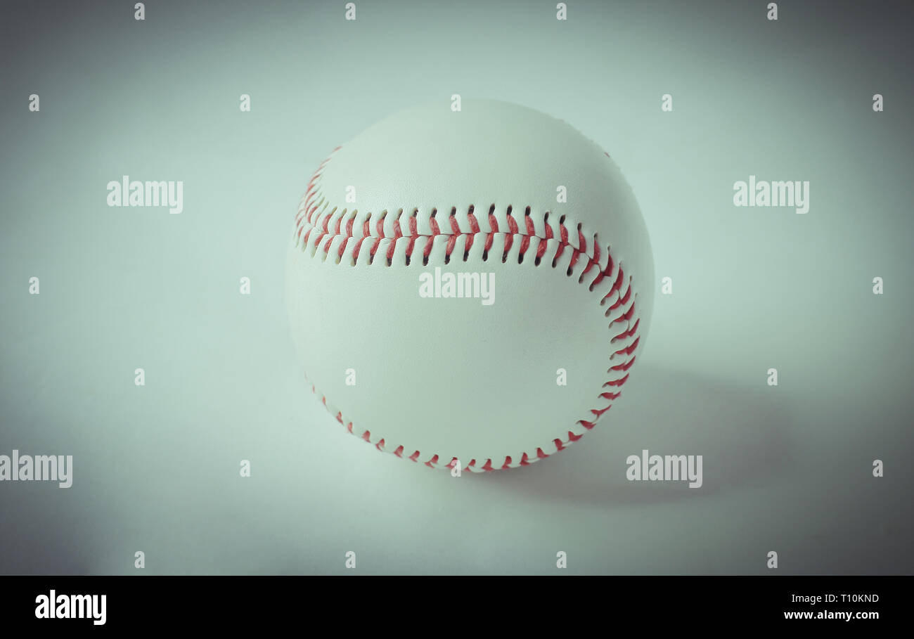 baseball ball .isolated on a white background Stock Photo - Alamy