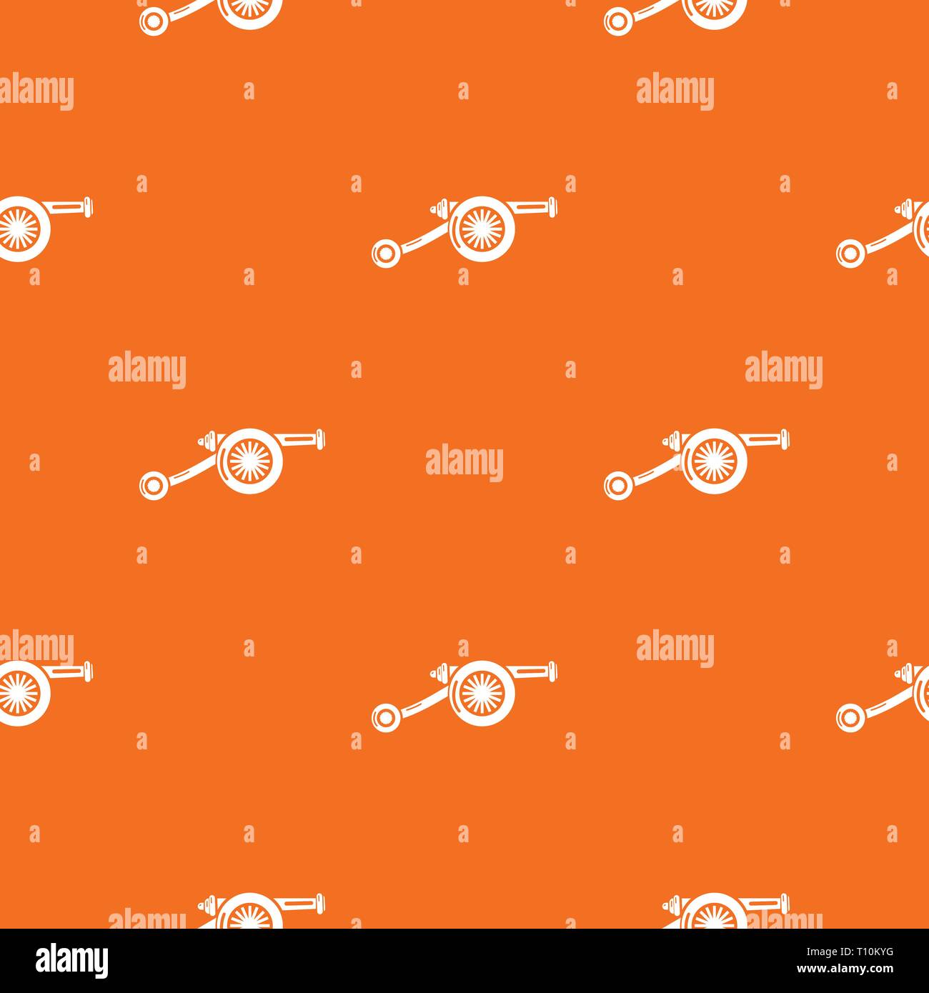 Siege gun pattern vector orange Stock Vector Image & Art - Alamy