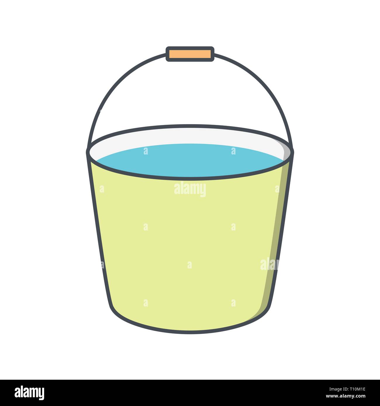 Illustration Bucket Icon Stock Photo - Alamy