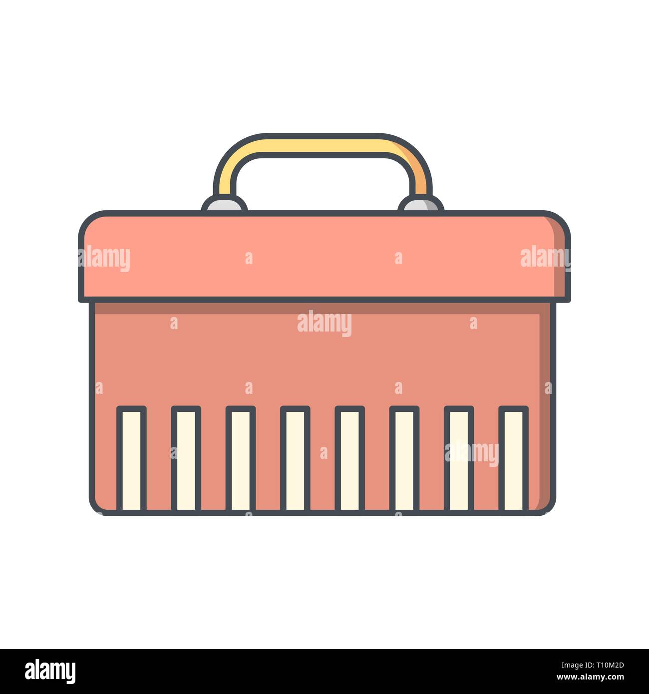 Illustration Tool box Icon Stock Photo - Alamy