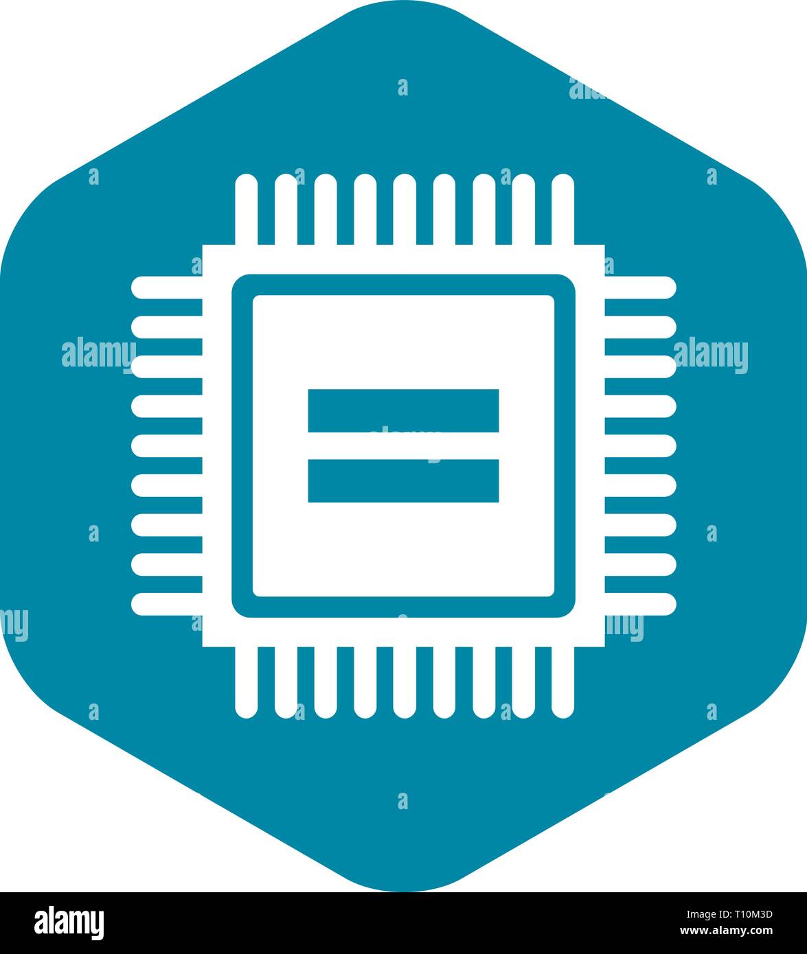 Electronic circuit board icon, simple style Stock Vector Image & Art ...