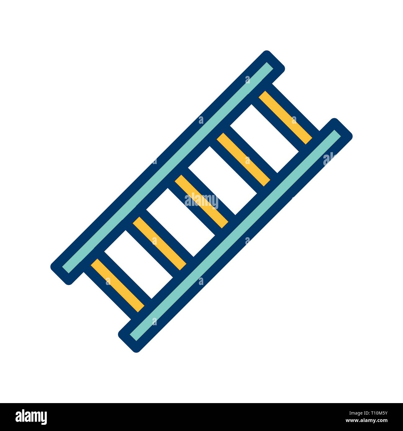 Illustration Ladder Icon Stock Photo - Alamy