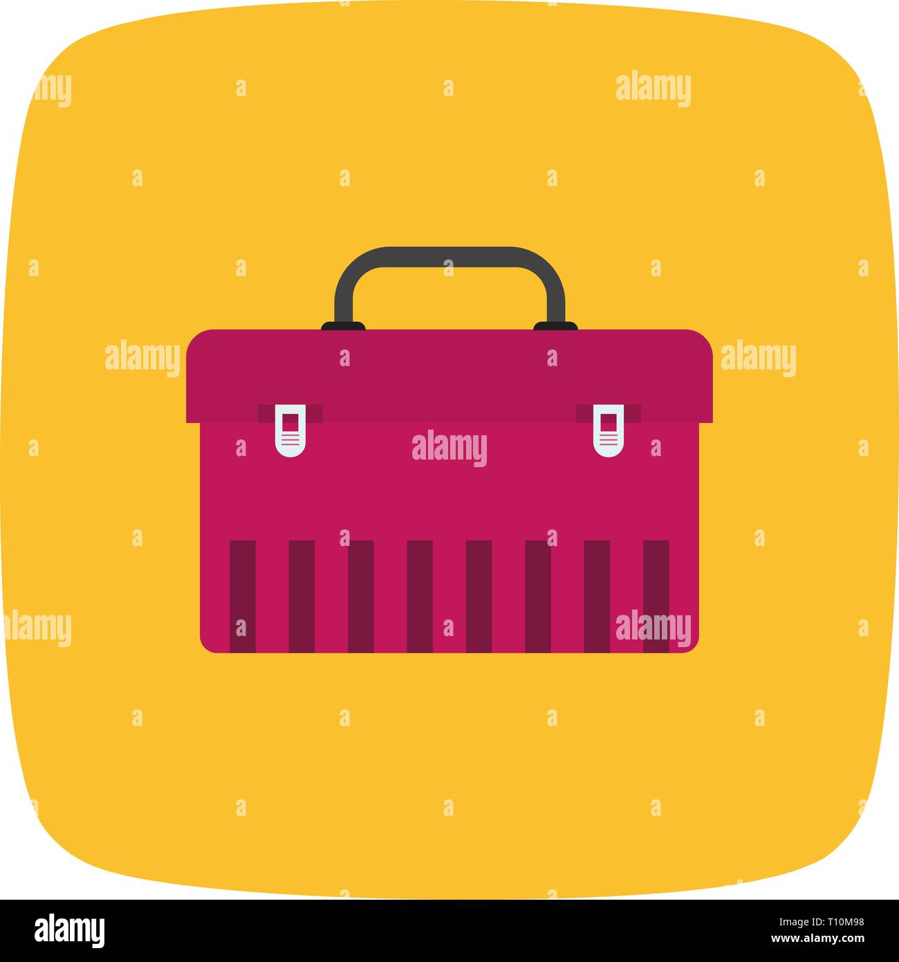 Illustration Tool box Icon Stock Photo - Alamy