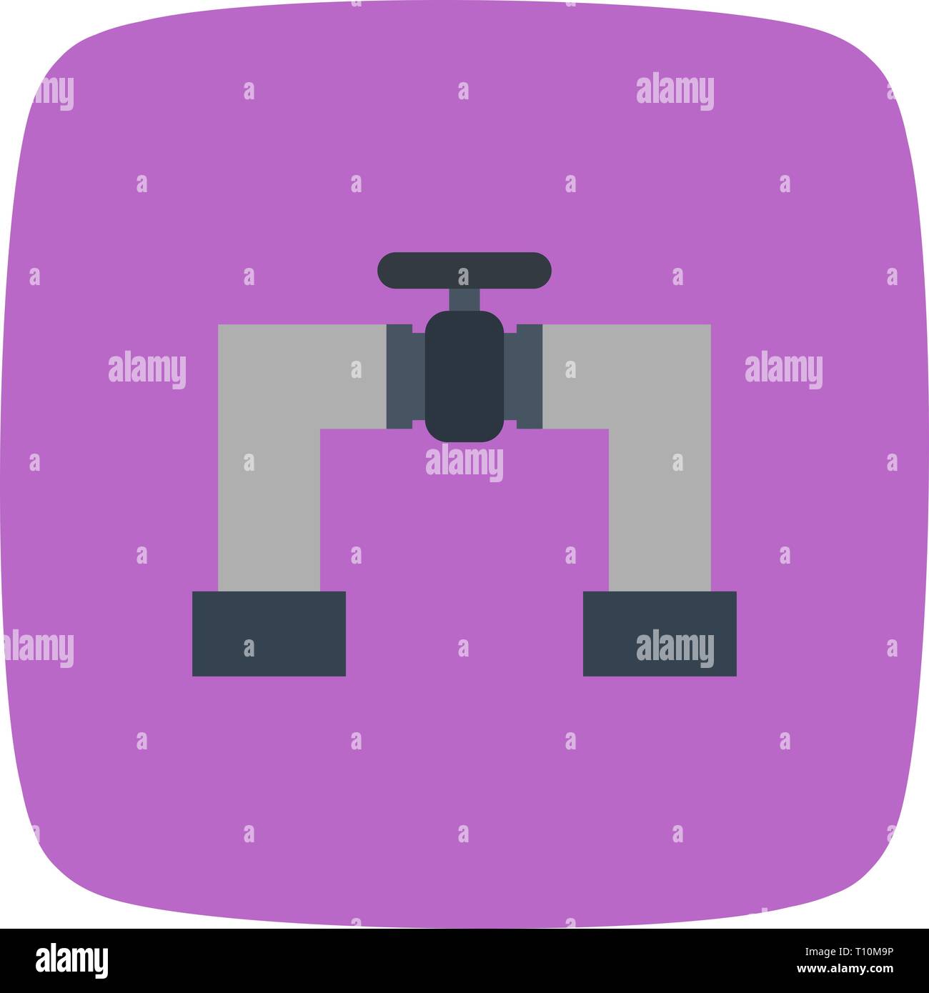Illustration Pipe Icon Stock Photo - Alamy