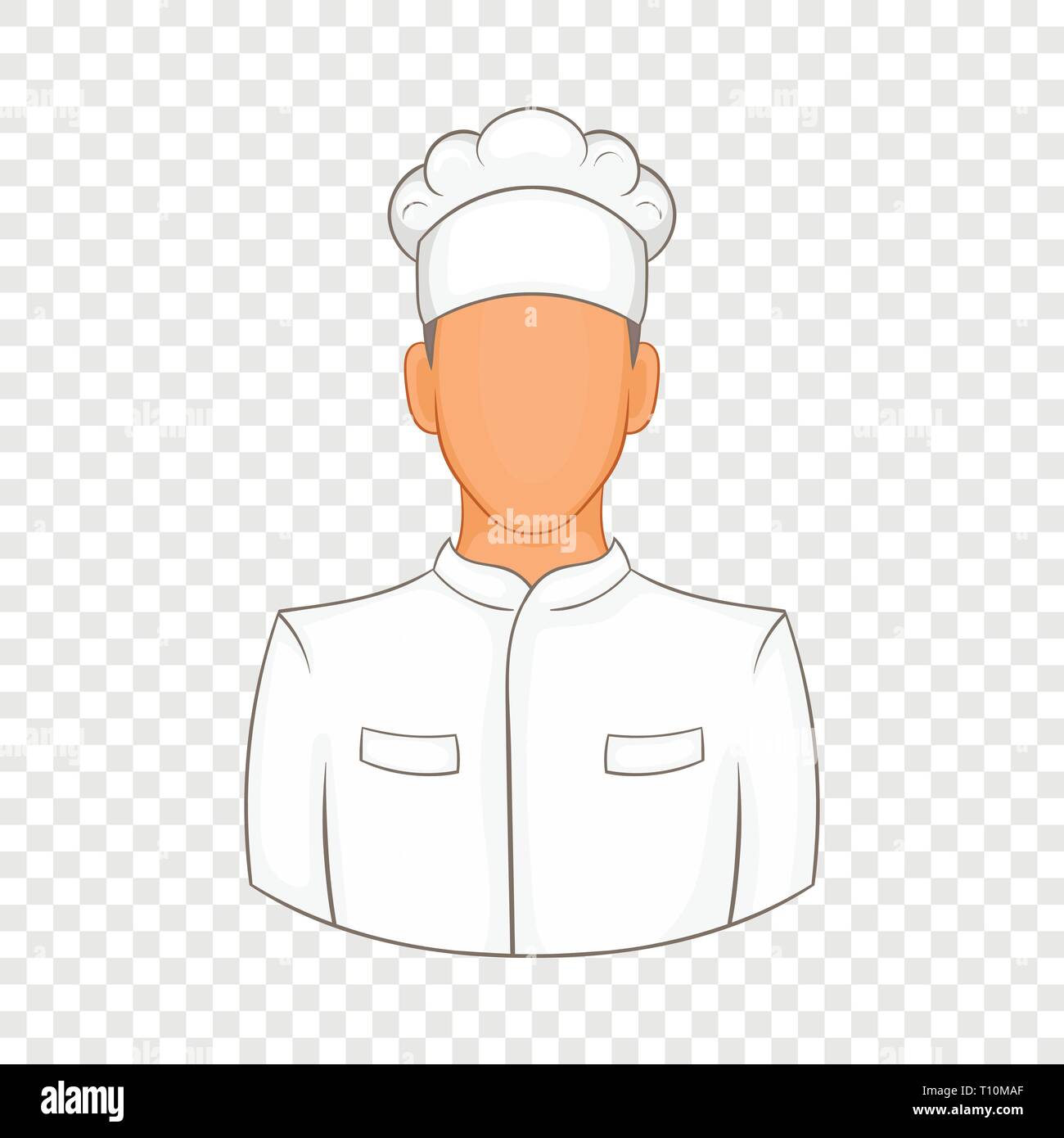 Cook icon in cartoon style Stock Vector Image & Art - Alamy
