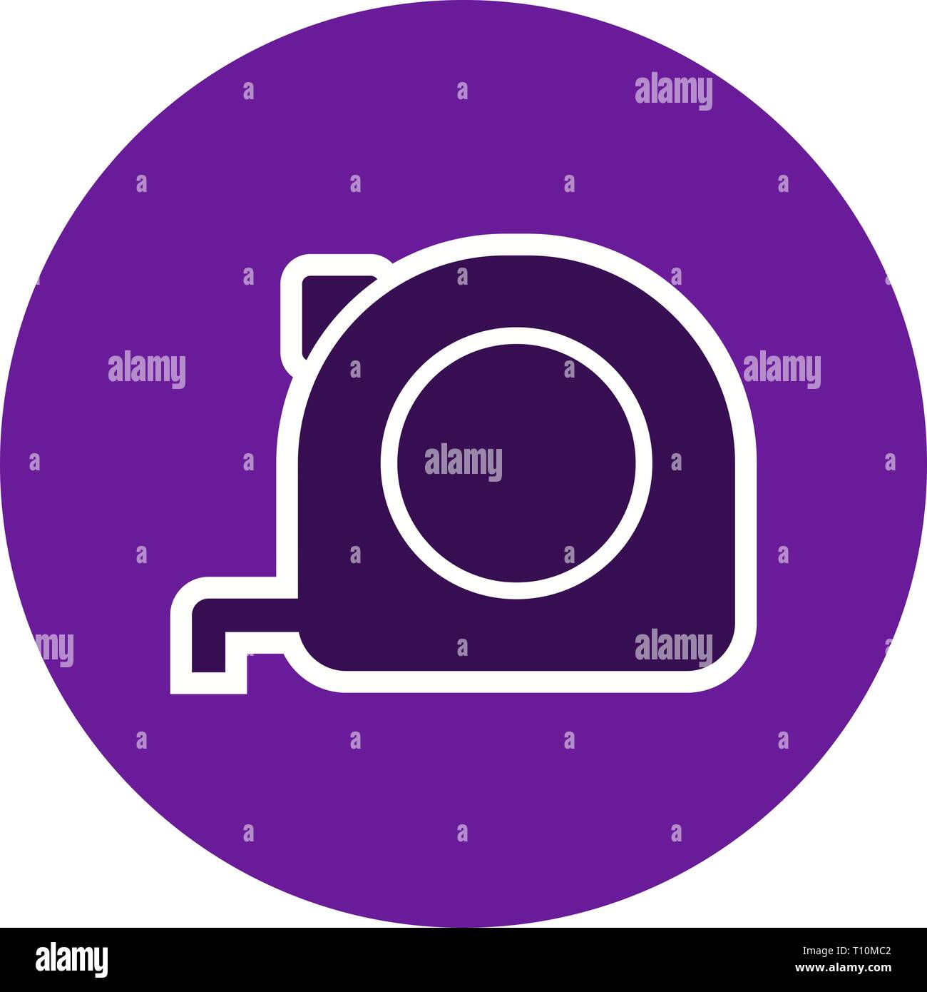 Measuringtape icon hi-res stock photography and images - Alamy