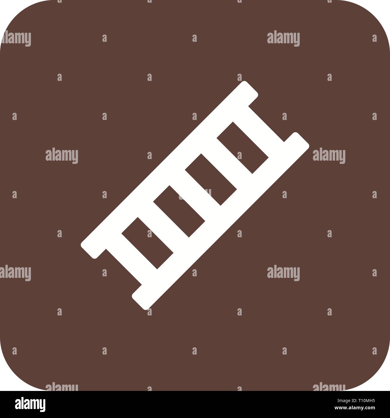 Illustration Ladder Icon Stock Photo - Alamy