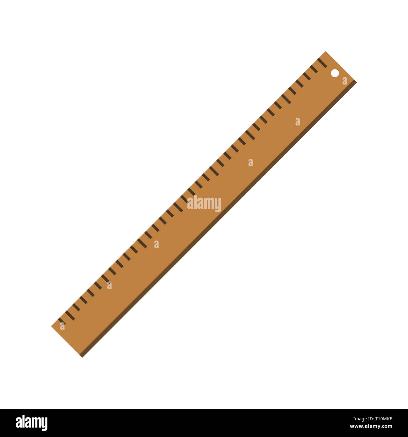 Illustration Ruler Icon Stock Photo - Alamy