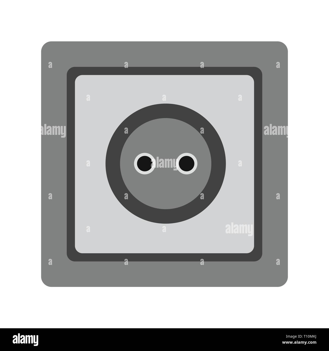 Illustration Socket Icon Stock Photo - Alamy