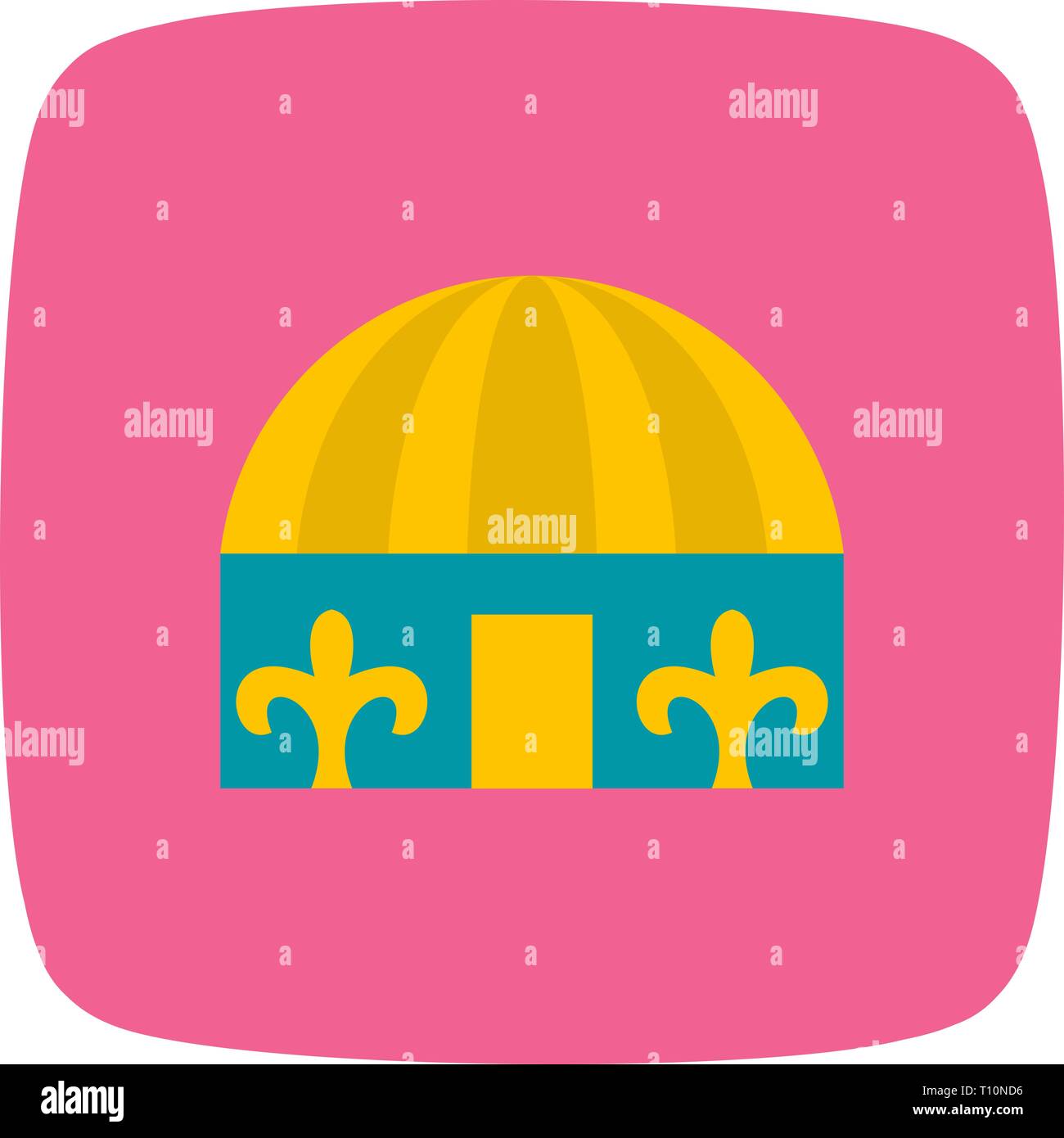 Yurt icon hi-res stock photography and images - Alamy