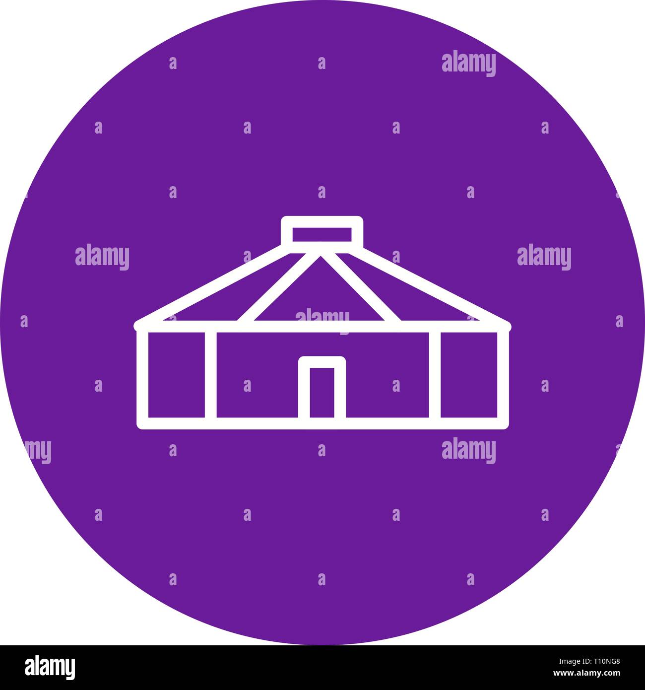 Yurt icon hi-res stock photography and images - Alamy