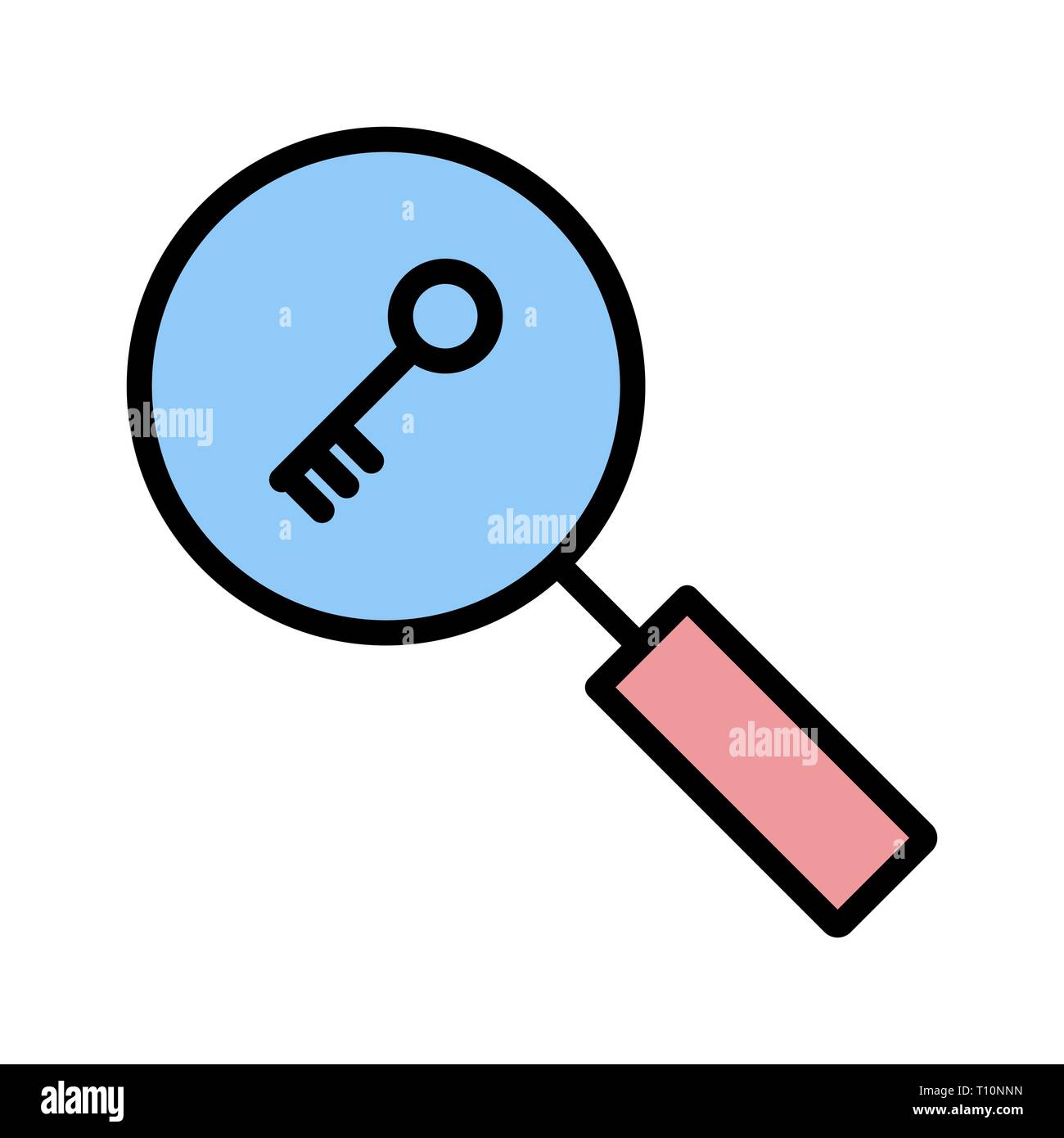 Vector Keyword Search Icon Stock Photo - Alamy