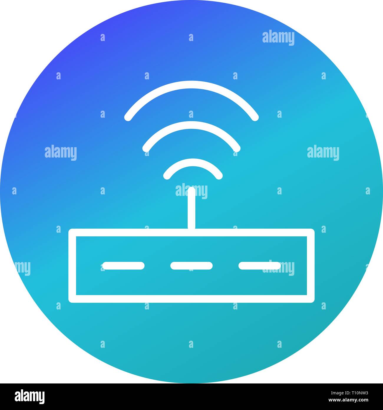 Vector Router Icon Stock Photo - Alamy