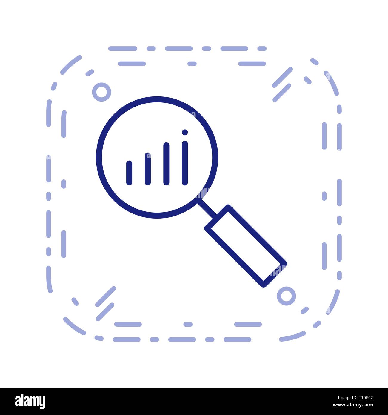 Vector Analysis Icon Stock Photo - Alamy
