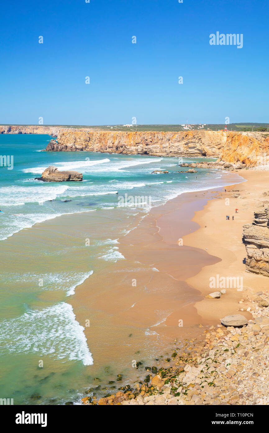 Beach algarve beach portugal surf waves praia do tonel beach hi-res ...
