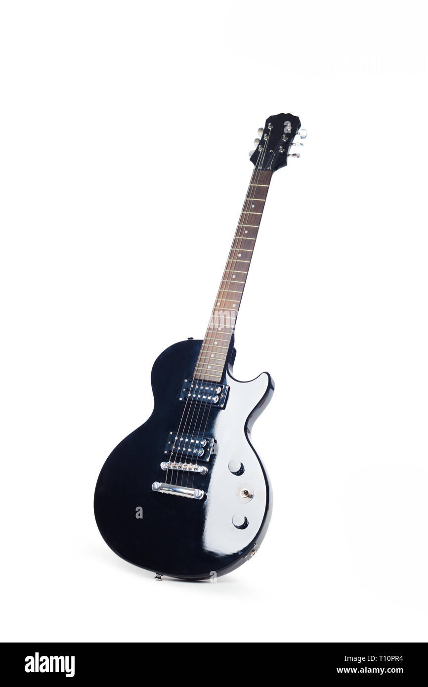 electric guitar isolated on white background Stock Photo - Alamy