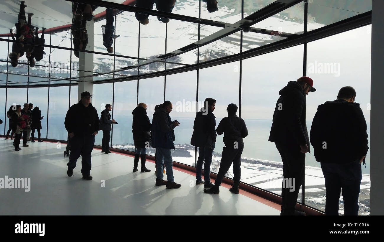 Toronto cn tower interior hi-res stock photography and images - Alamy