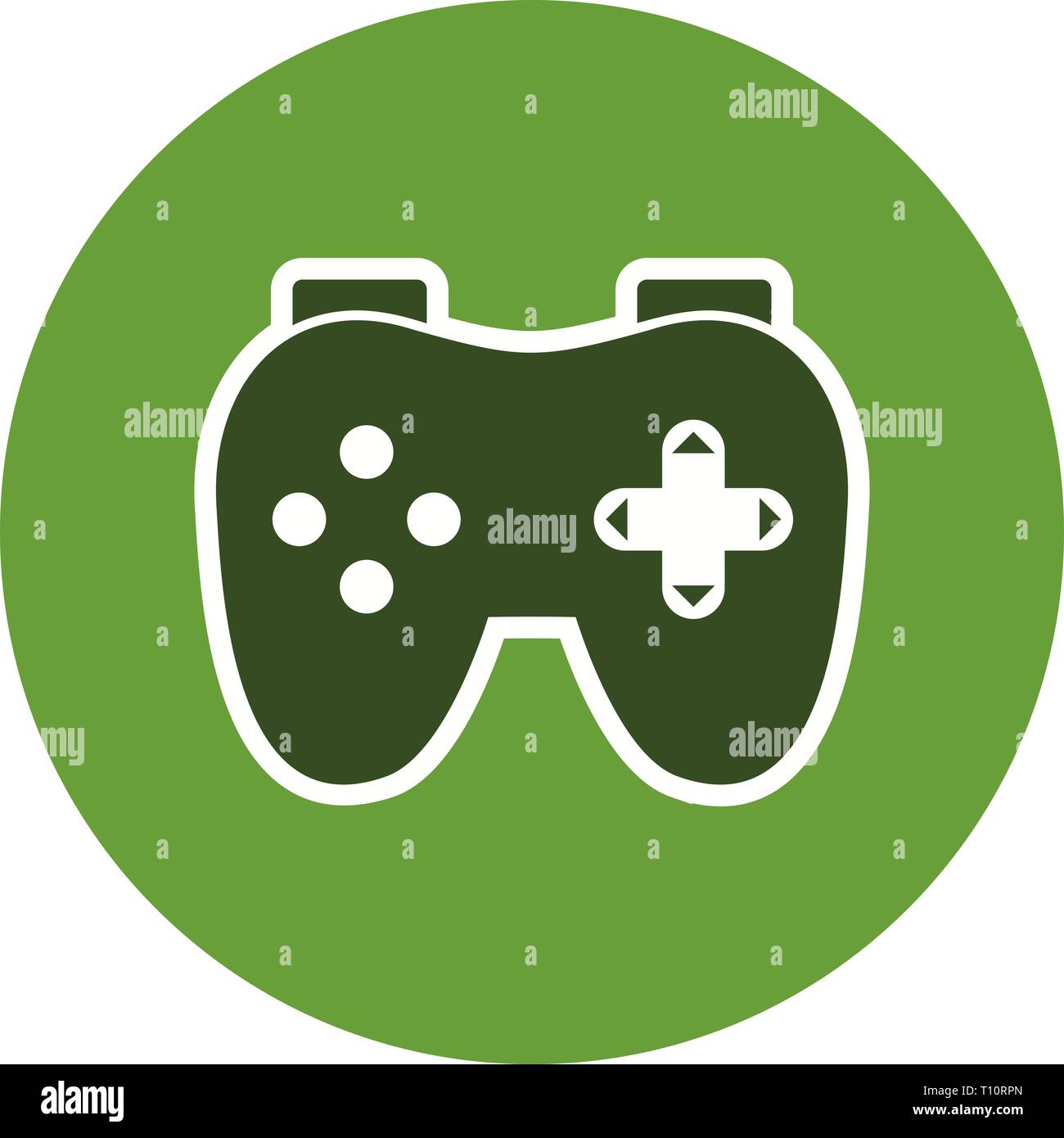 Illustration Video Game Icon Stock Photo - Alamy