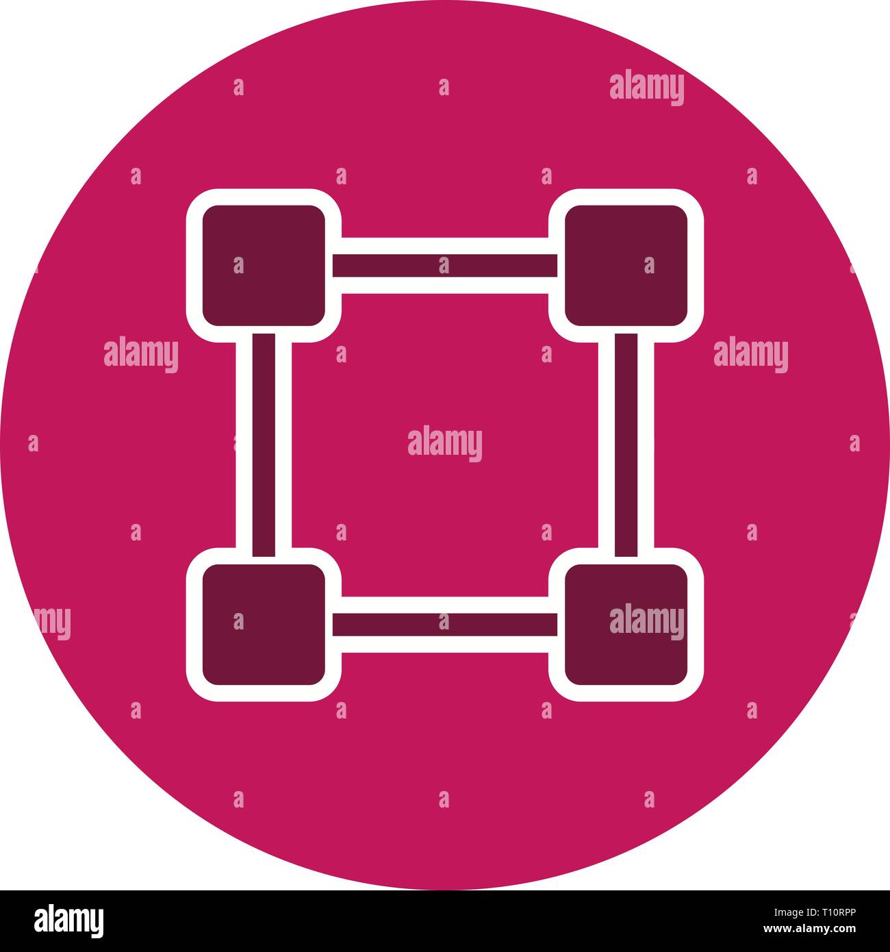 Illustration Dragging Icon Stock Photo - Alamy