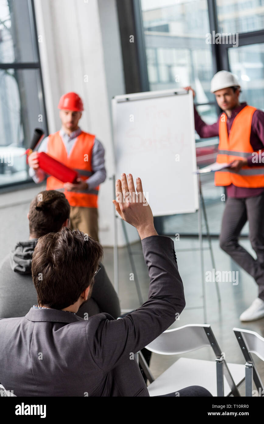 Hand man fire extinguisher hi-res stock photography and images - Alamy