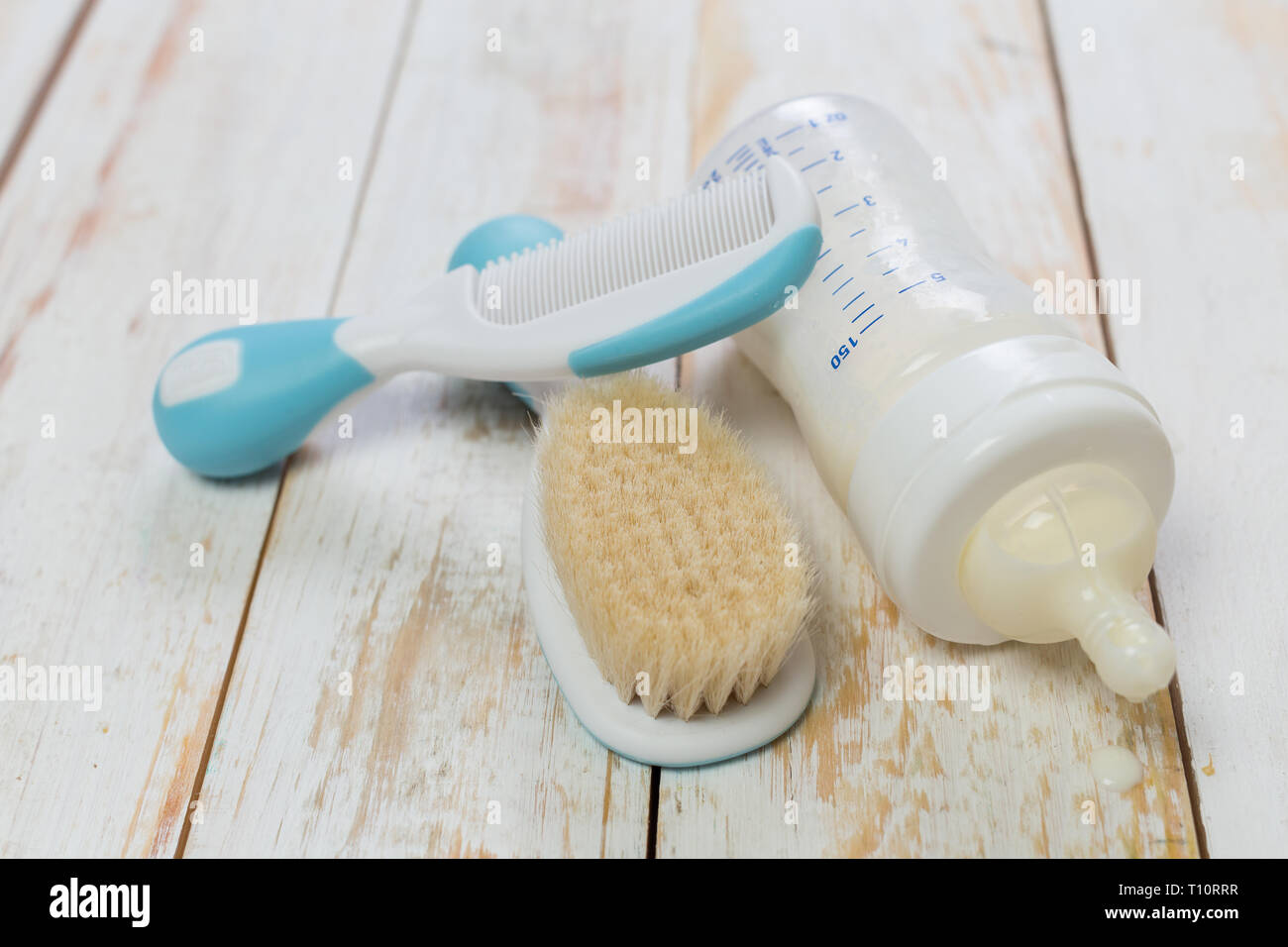 Collection of items for babies Stock Photo - Alamy